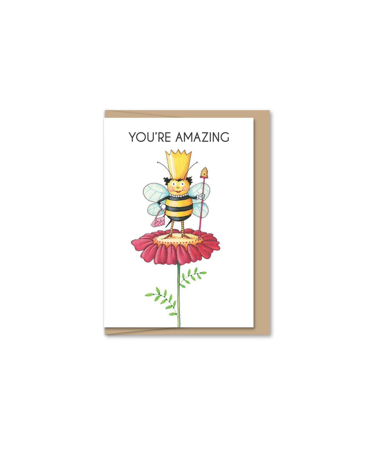 Queen Bee Mini Card – Mary Engelbreit