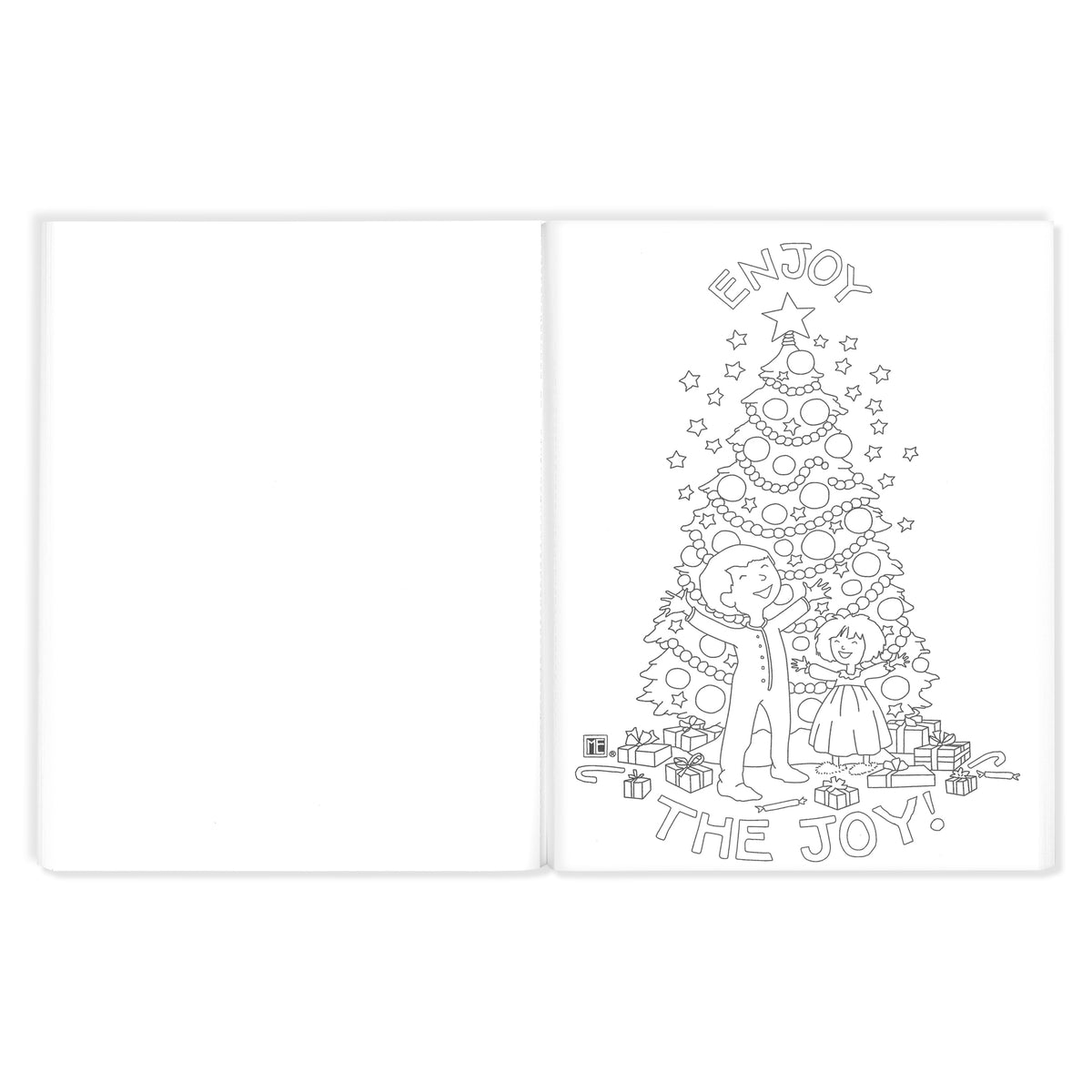 beautiful christmas coloring book