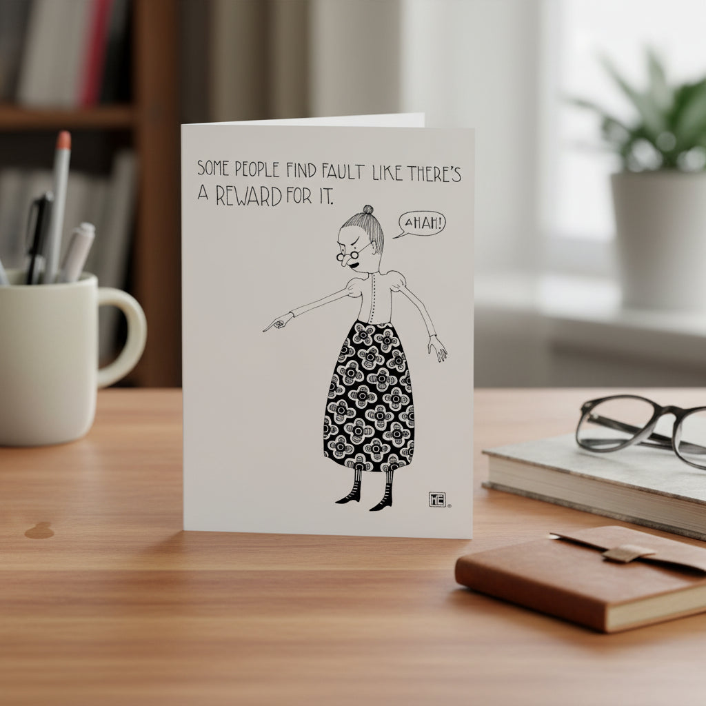 Finding Fault Engeldark Card | Mary Engelbreit Store