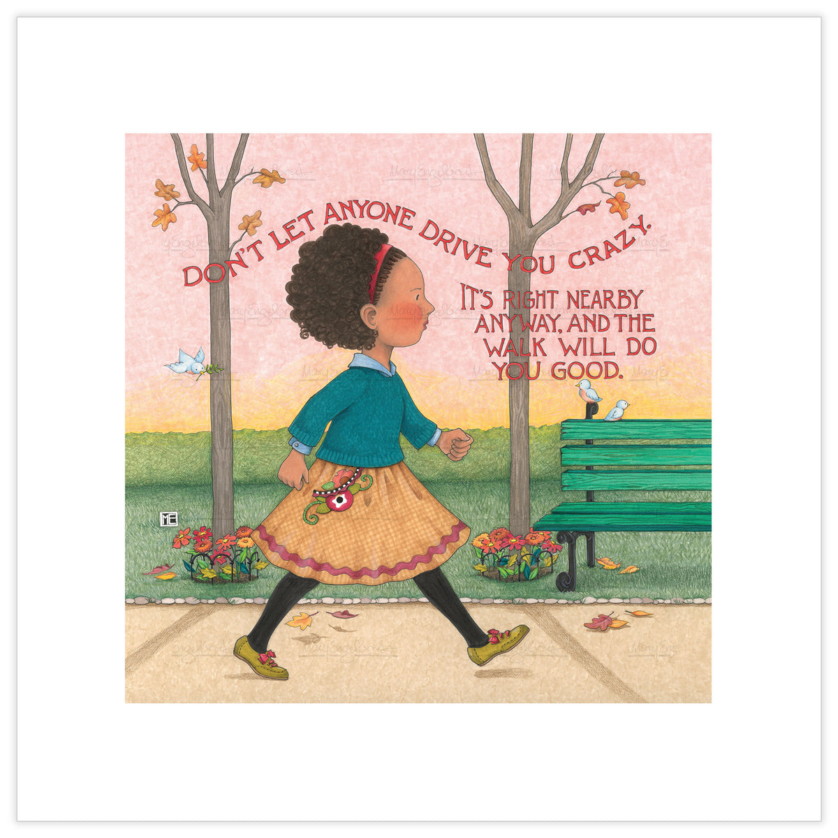 Crazy Walk Fine Art Print – Mary Engelbreit
