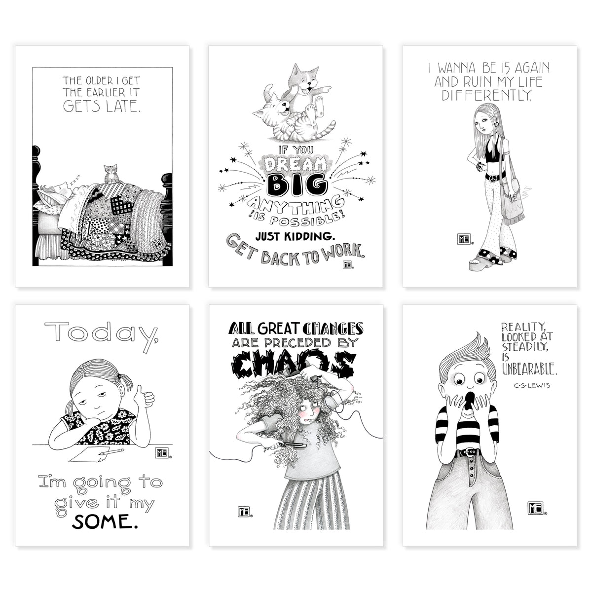Engeldark Postcards, series 4 | Mary Engelbreit Store