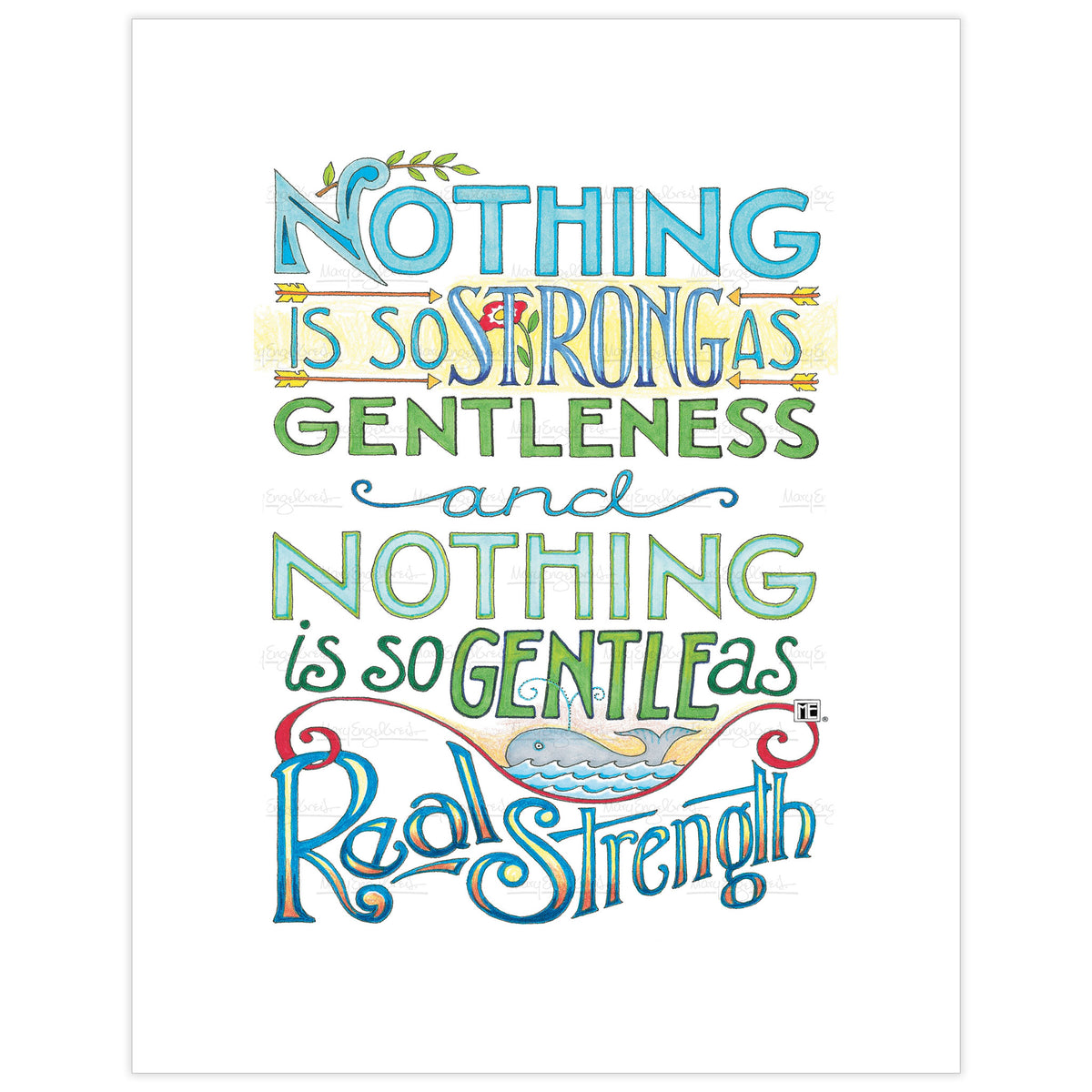 Gentleness & Strength Fine Art Print | Mary Engelbreit Store
