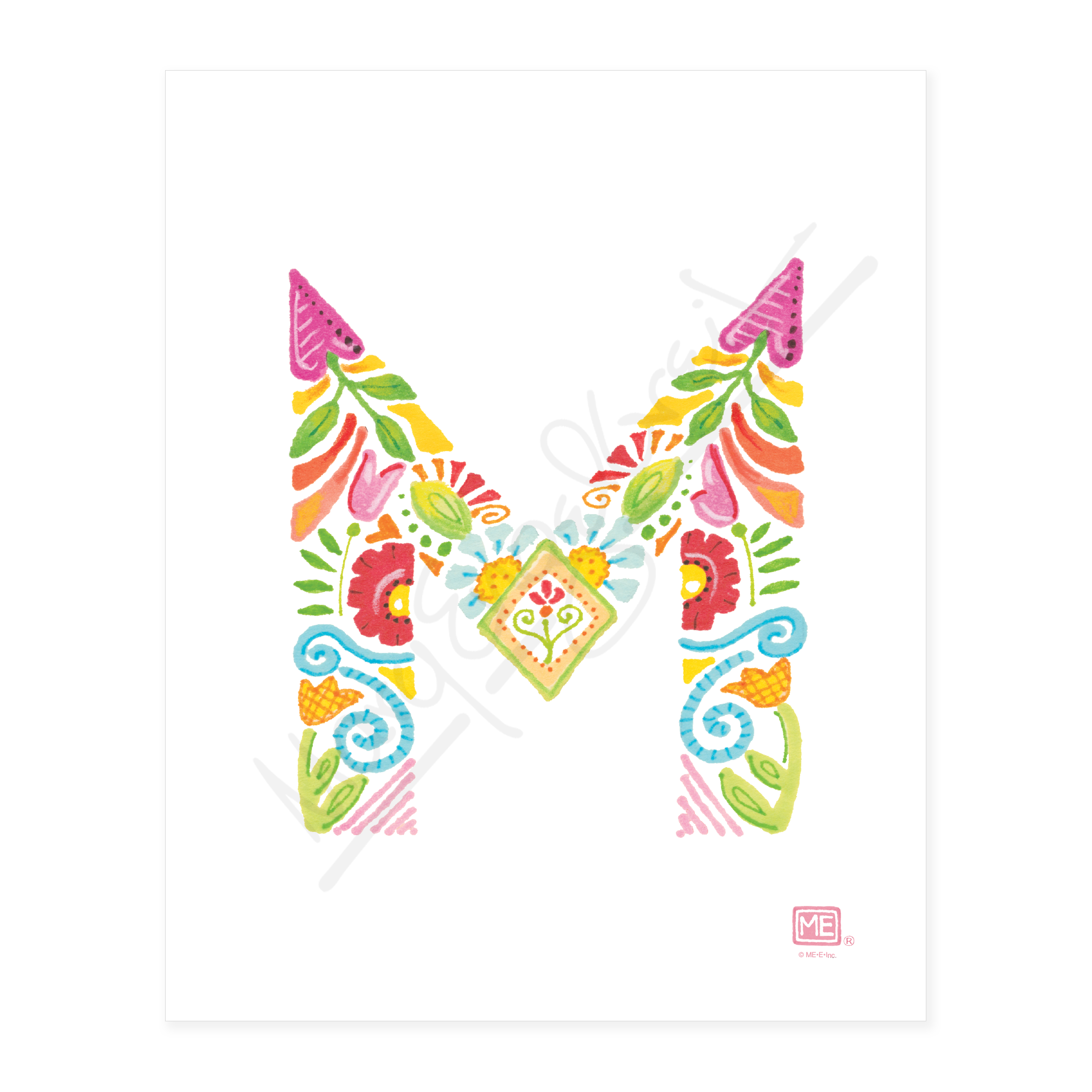 Alphabet Garden Letter M Small Print | Mary Engelbreit Store