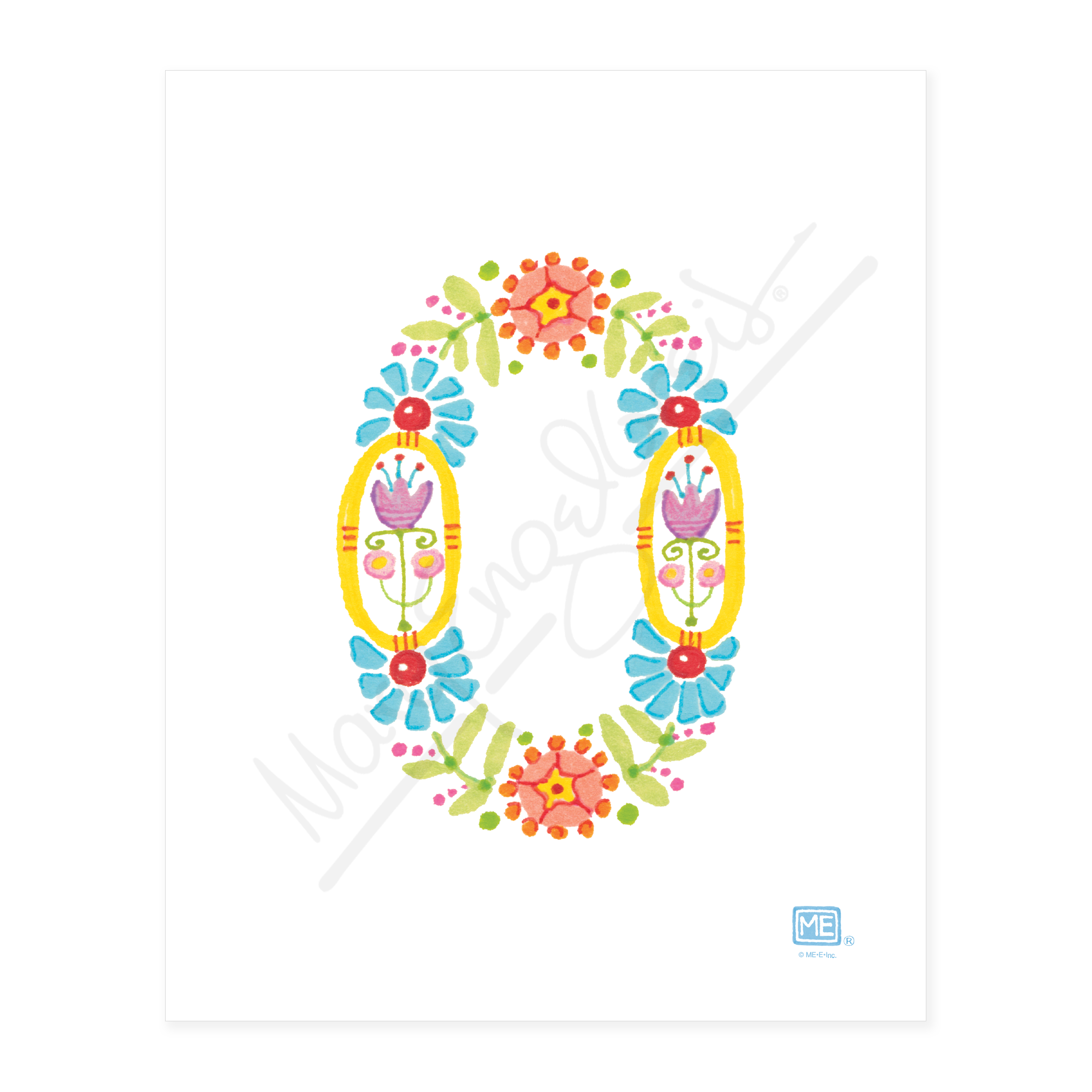 Alphabet Garden Letter O Small Print | Mary Engelbreit Store