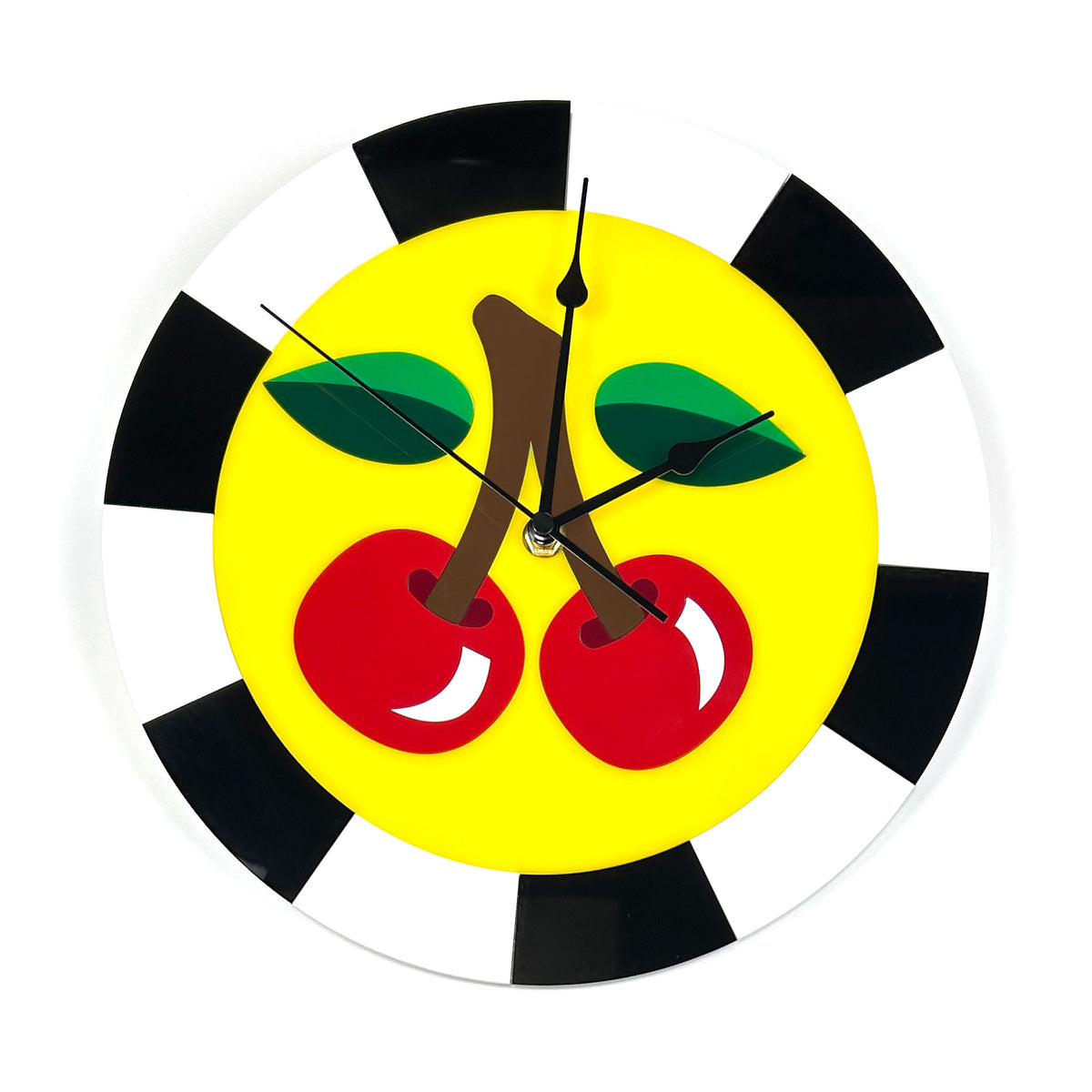 Cherry Checkered Circular Clock – Mary Engelbreit