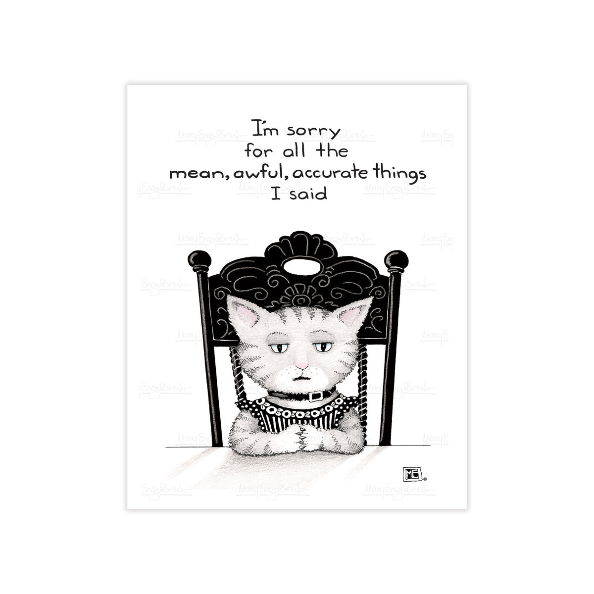 Mean Awful Things Small Print | Mary Engelbreit Store