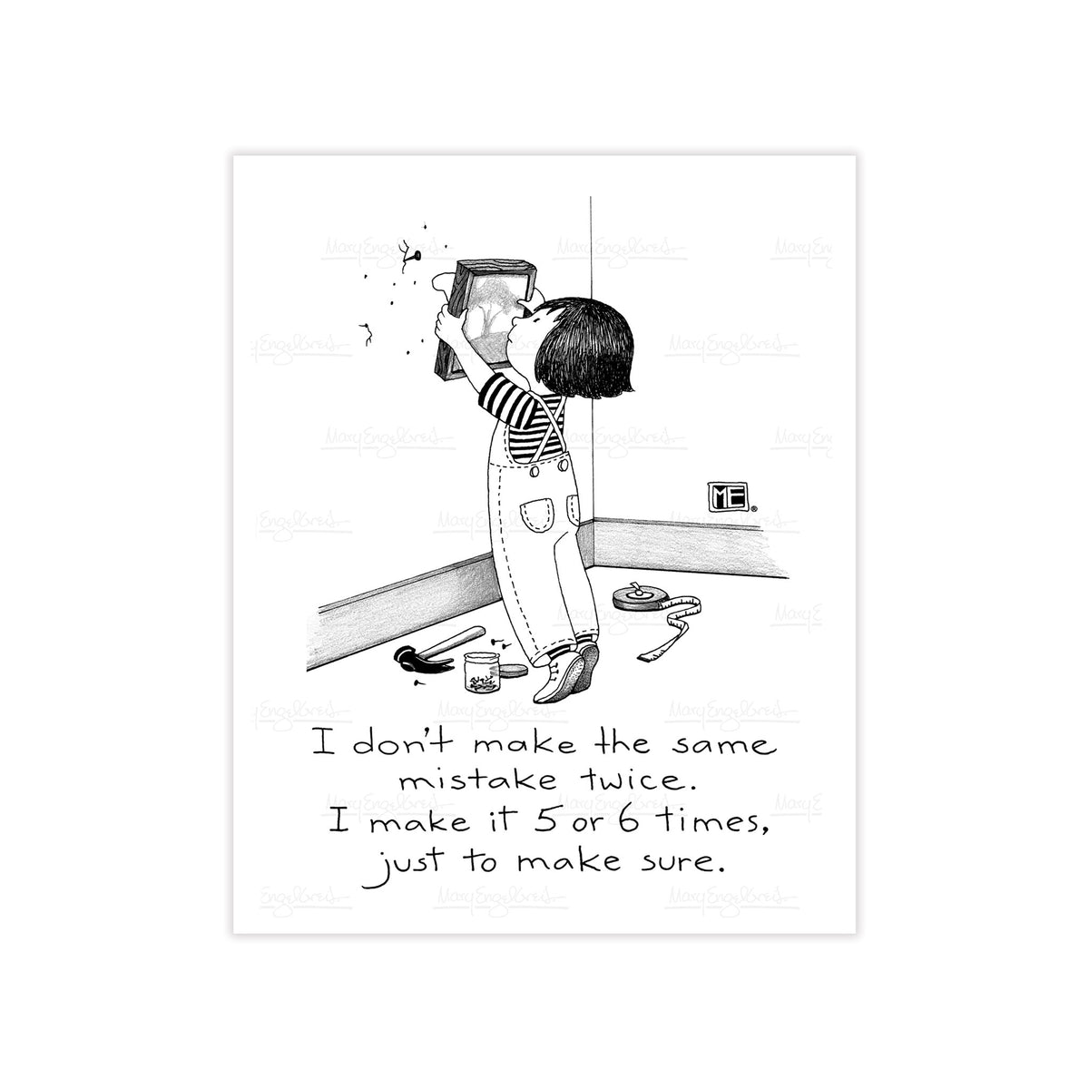 Same Mistake Twice Small Print | Mary Engelbreit Store