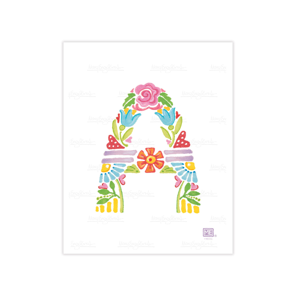 Alphabet Garden Letter A Small Print | Mary Engelbreit Store
