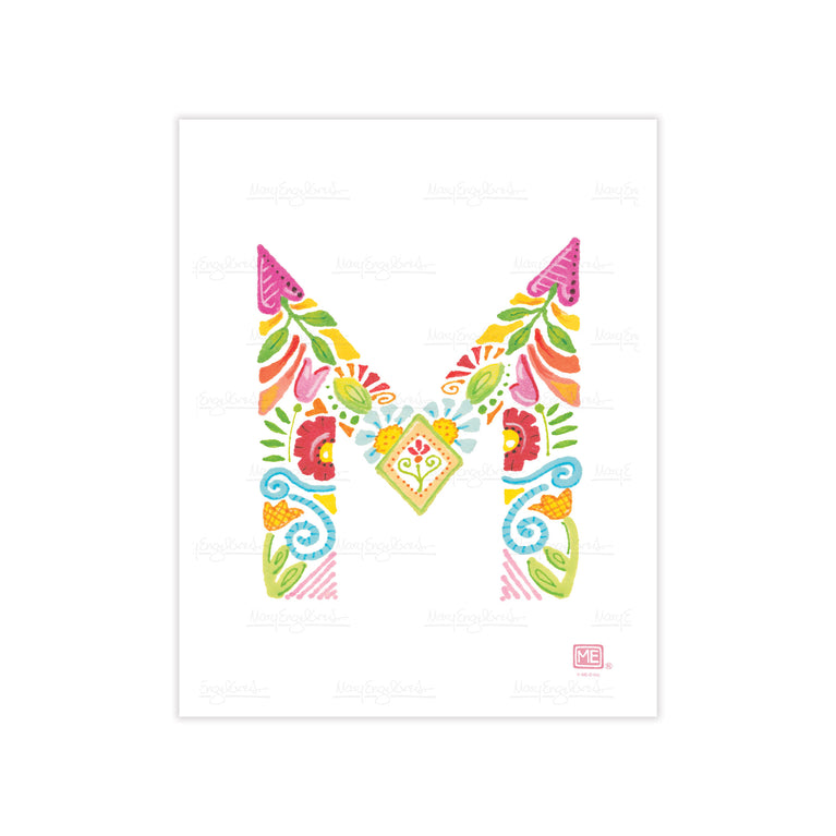 Alphabet Garden Letter M Small Print | Mary Engelbreit Store