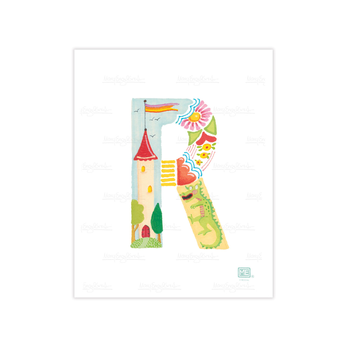 Alphabet Garden Letter R Small Print | Mary Engelbreit Store