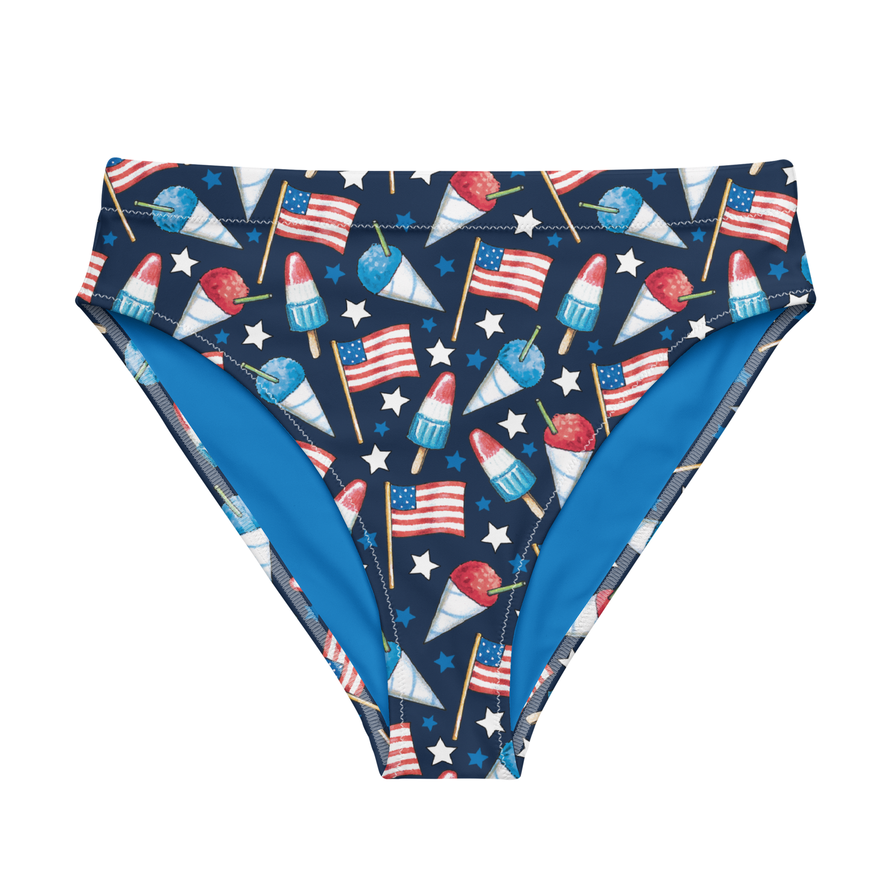 Snowcone Summer High Waisted Bikini Bottom