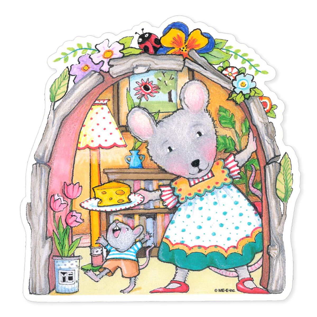 Mouse House Wall Decals | Mary Engelbreit Store