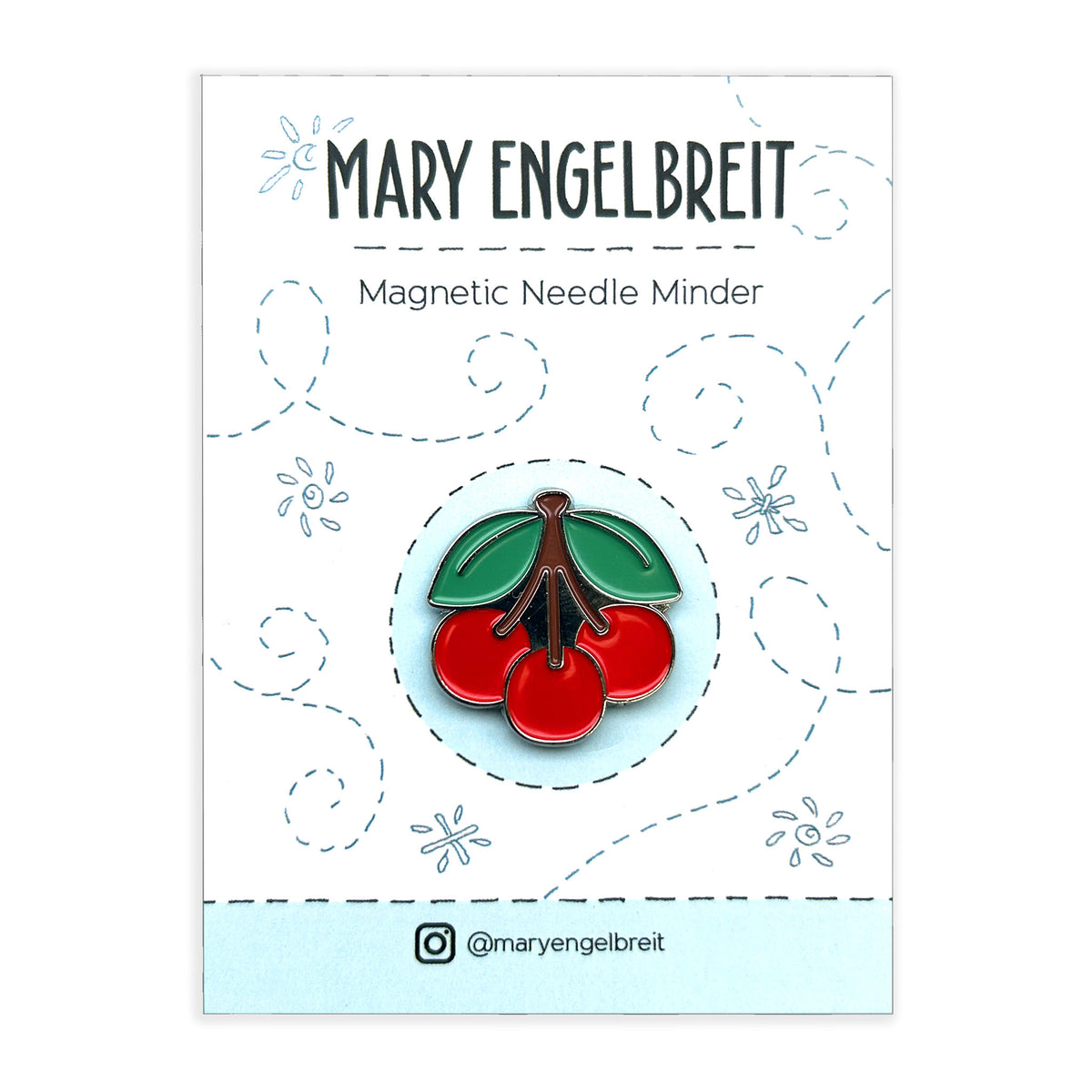 Triple Cherry Needle Minder – Mary Engelbreit