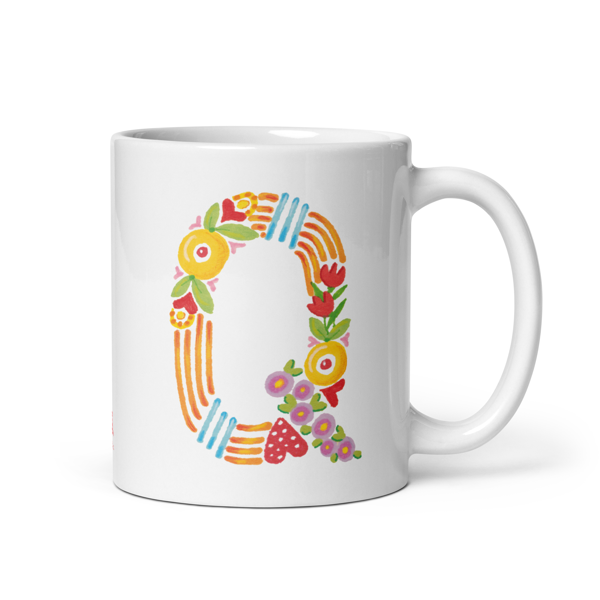 Alphabet Garden Letter Q Mug | Mary Engelbreit Store