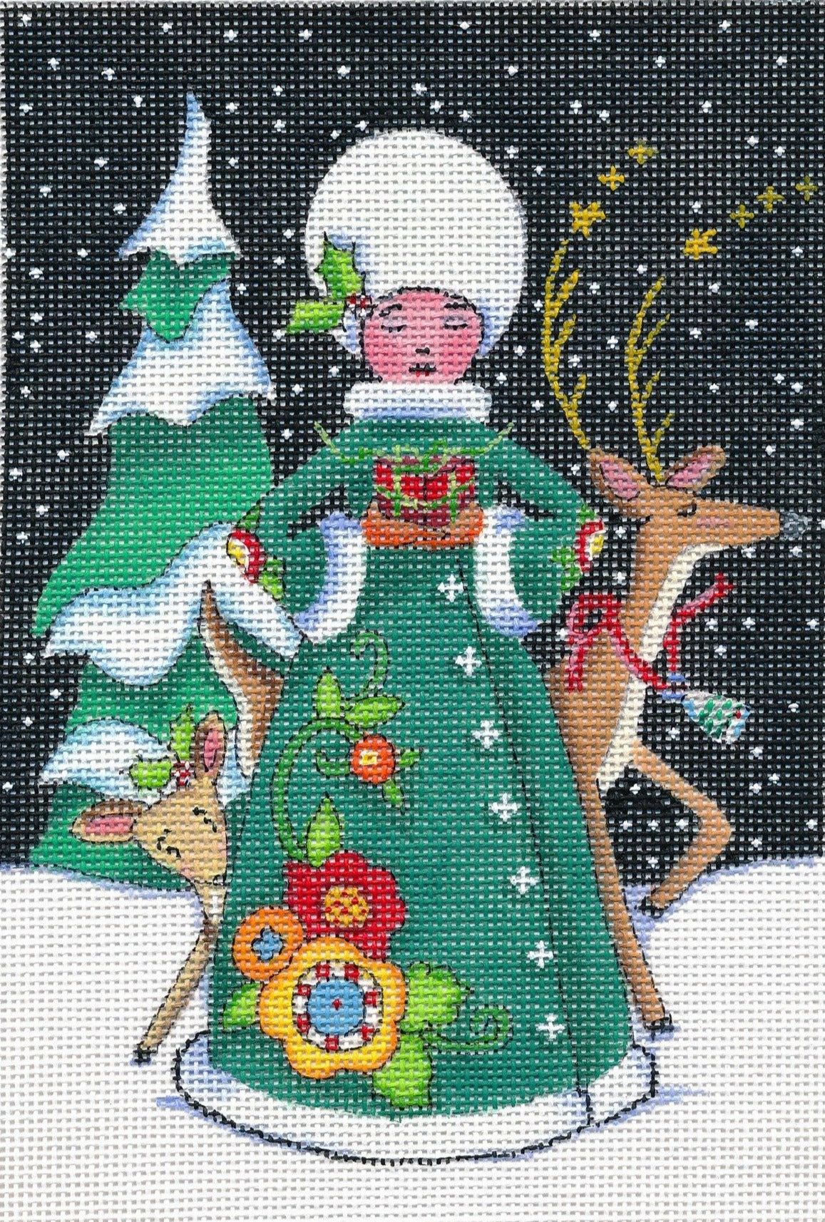 Needlepoint Canvas: A Small Gift – Mary Engelbreit