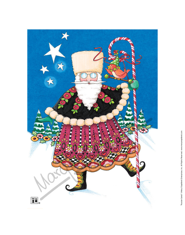 Russian Santa Fine Art Print