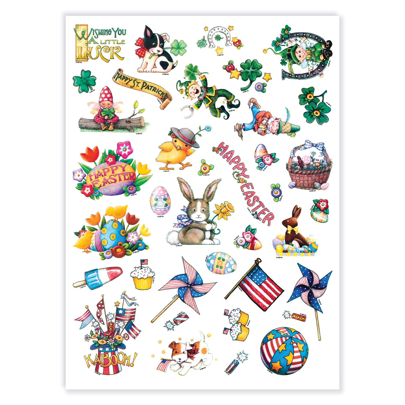 All Year Holiday Stickers