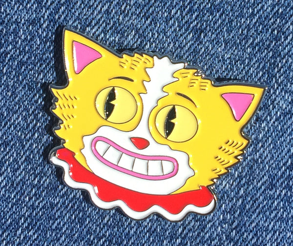 Smiling Cat Enamel Art Pin | Mary Engelbreit Store