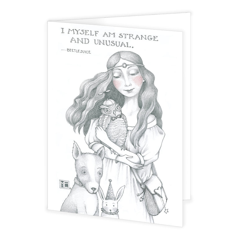 Strange and Unusual Engeldark Card – Mary Engelbreit